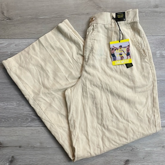 one5one | Pants & Jumpsuits | One5one Lily High Rise Wide Leg Pleated ...